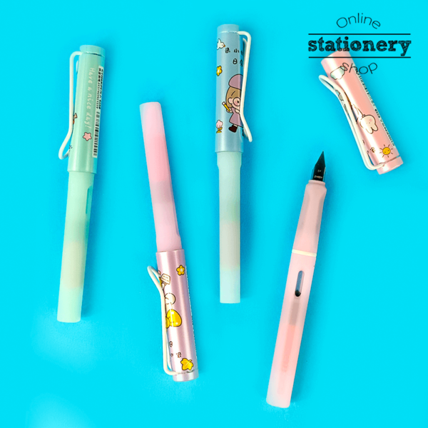 CHREN Cute Litter Girl Matte Fountain Pen - online Stationery Shop Pakistan