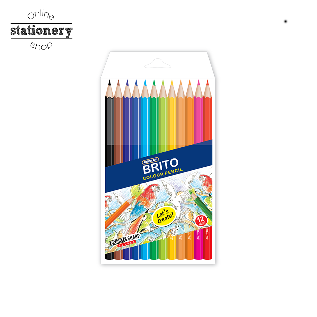 Mercury Brito Colors Pencils Full Wallet Pack 12 Pcs – online ...